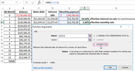 Image result for Excel Formula for Effective Interest Rate