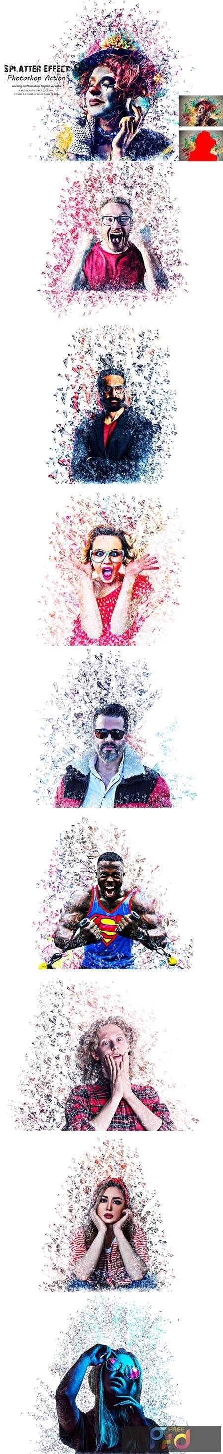 Image result for Splatter Effect Resolve