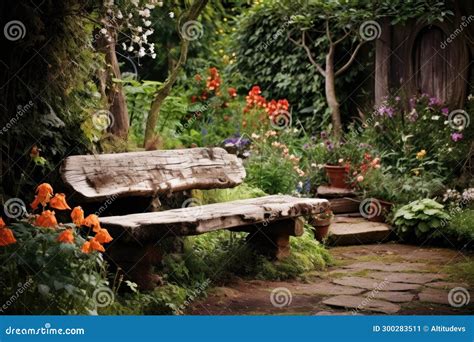 Image result for Rustic Garden Bench