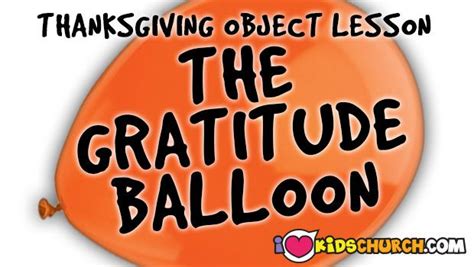 Image result for Object Lesson with Balloons