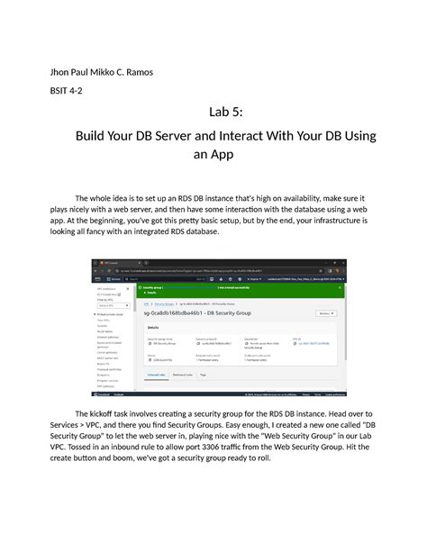 Image result for Lab 5 Module 8 AWS