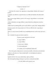 Image result for Competency Statement 3