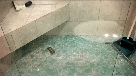 Image result for Exploding Glass Shower Doors