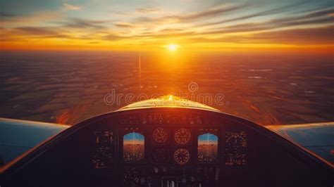 Image result for Sunset Cockpit View