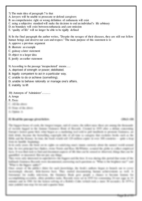 Image result for Class 12 English Model Question