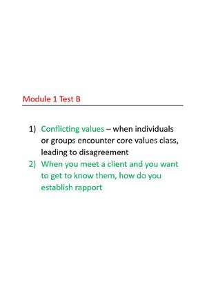 Image result for PSW Module 3 Test B Answers PDF