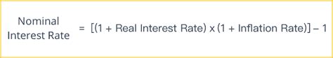 Image result for Nominal Interest Rate Formula