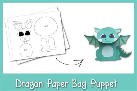Paper Dragon Puppet Printable - Free Printable Paper