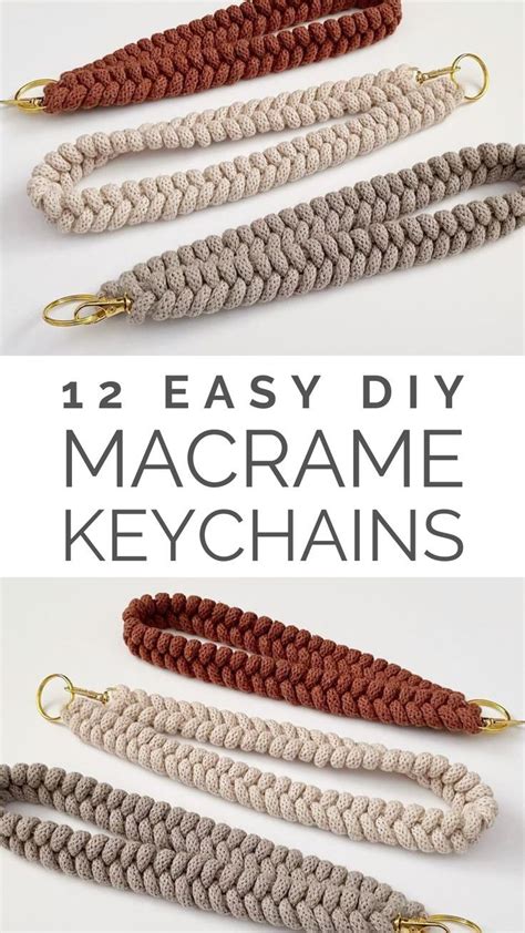 Image result for Macrame Keychain Instructions for Beginners