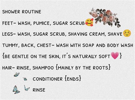 Image result for Shower Routine SSG