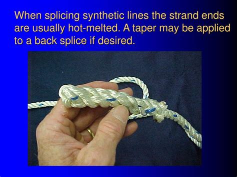 Image result for Back Splice 3 Strand Rope