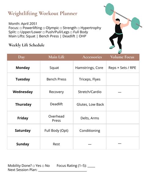 Image result for Exercise Template