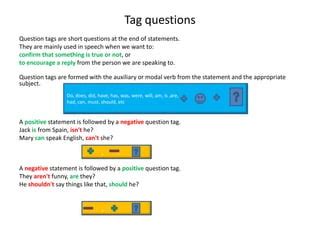 Image result for Negative Question Tag for Children