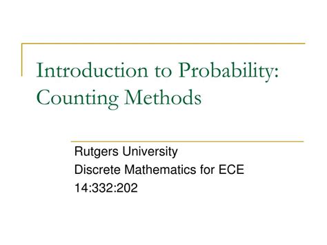 Image result for Counting Methods Probability