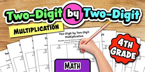 Image result for 4th Grade Multiplication 2-Digit by 2 Digit