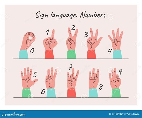 Image result for Sign Language Numbers