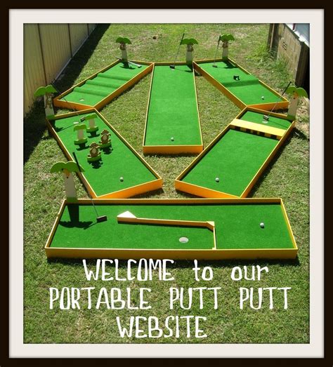 Image result for DIY Mini Golf Course