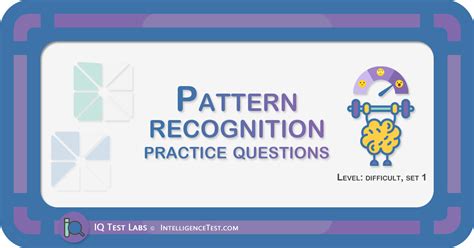 Image result for Pattern Recognition Test