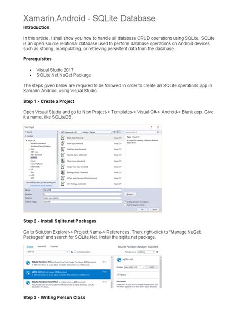 Image result for ListView's From SQLite Database in Xamarin