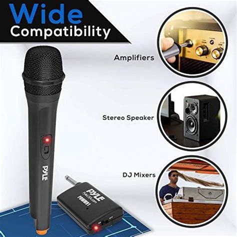 Image result for Pyle Wireless Microphone System