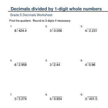 Image result for Long Division with Decimals Explained