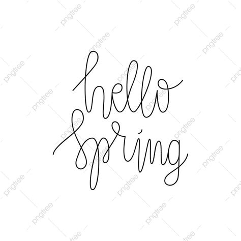 Image result for Hello Spring Hand Lettering