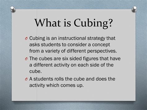 Image result for Cubing Lesson Plans