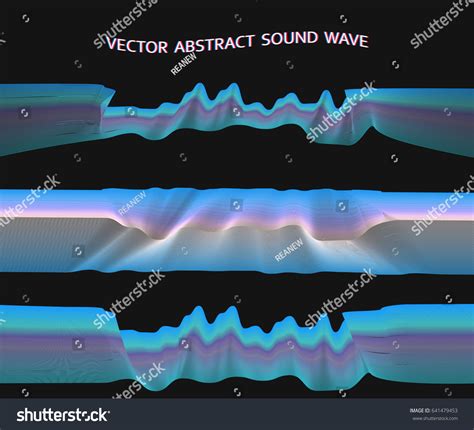 Sound Wave Abstract Concept Design Vector Stock Vector (Royalty Free ...