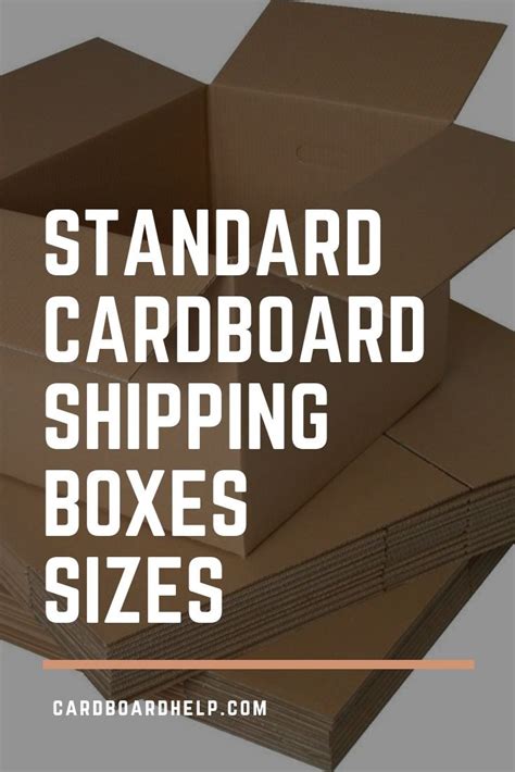 Image result for Cardboard Box Sizes