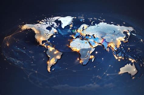 Image result for Global Network Connection World Map