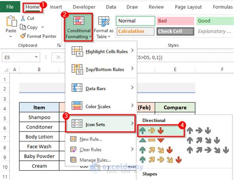 Image result for Excel Conditional Formatting Icon Sets