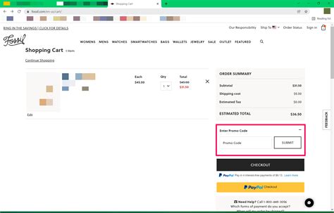 Image result for Fossil Promo Code