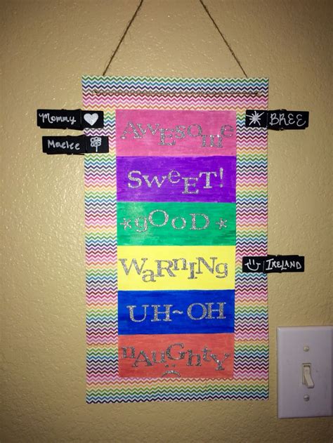 Image result for Behavior Color Chart for Kids