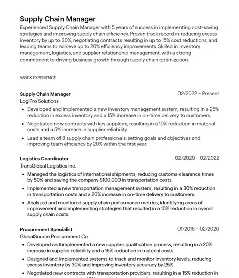 Image result for Operations Management Resume Examples