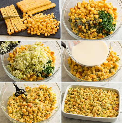 Image result for Cornbread Stuffing Cooked