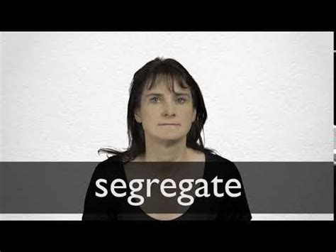 Image result for Segregate Meaning