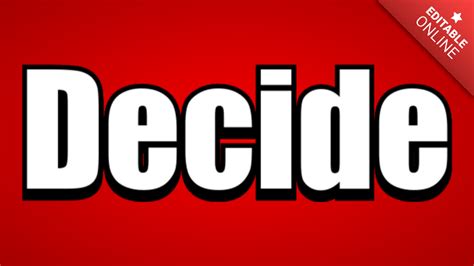 Image result for Define Decide