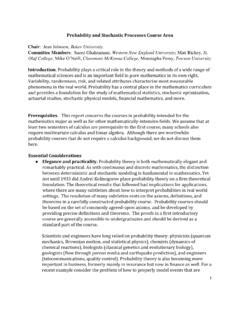 Image result for Stochastic Processes Course