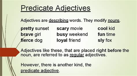 Image result for 6th-Grade Predicate Adjectives