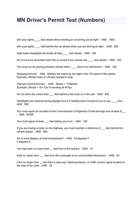 Image result for Drivers Permit Test MN Practice