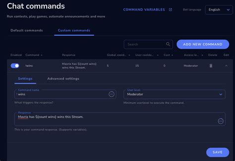 Image result for How to Add Lurk Command Streamelements