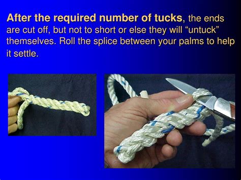 Image result for Back Splice 3 Strand Rope