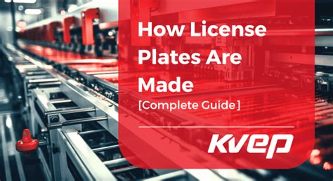 Image result for How Do They Make License Plates