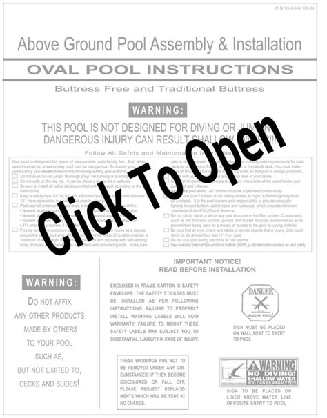 Image result for Installing Reliant Oval Pool