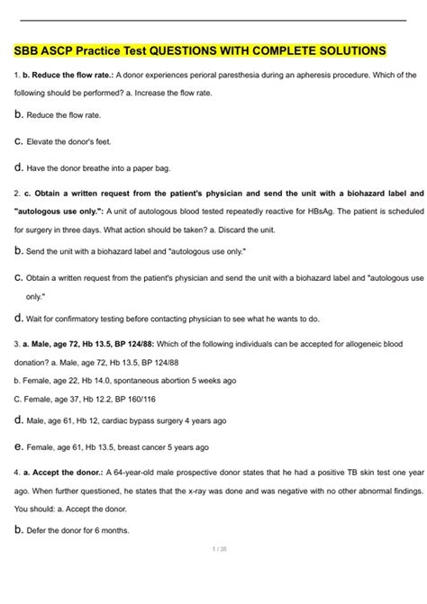 Image result for ASCP Practice Test