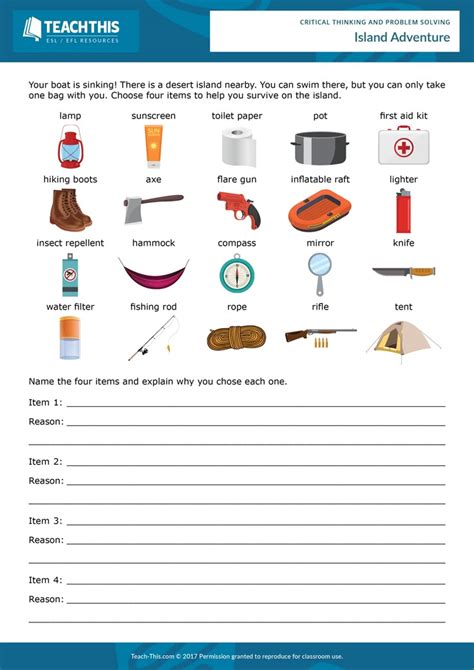 Image result for Critical Thinking Problem Solving Activities