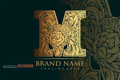 Image result for Script Monogram Letter M