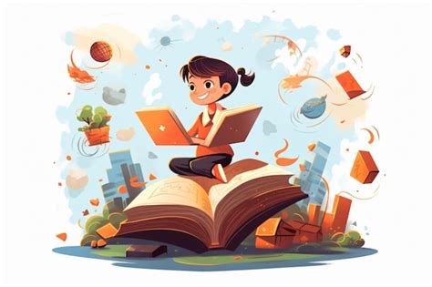 Image result for Learning Books Cartoon