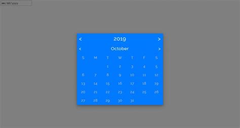 Image result for Create Date Pickers in HTML and CSS