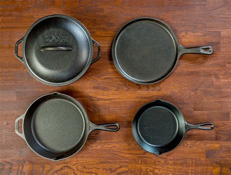 Lodge 5 Piece Cast Iron Set - Lodge Cookware
